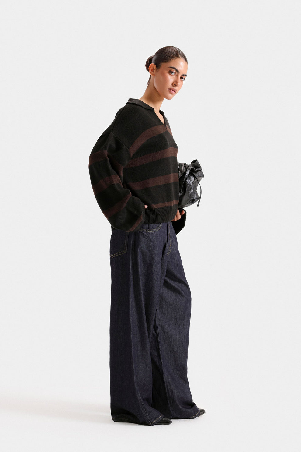 High-Waist Paper Bag Jeans – Outfitters